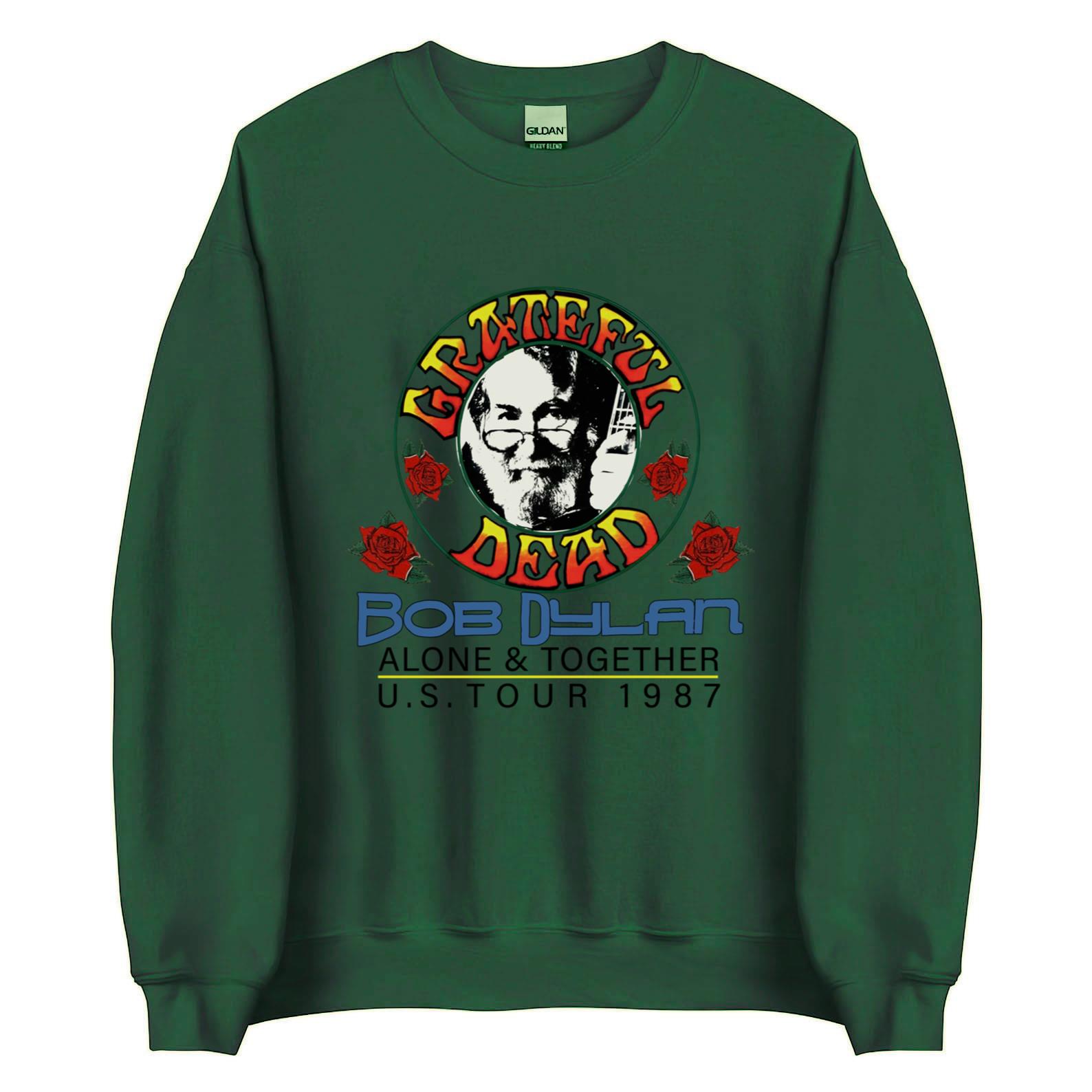 Grateful Dead Jerry Garcia Bob Dylan The Dead Alone Together U.S Tour ...