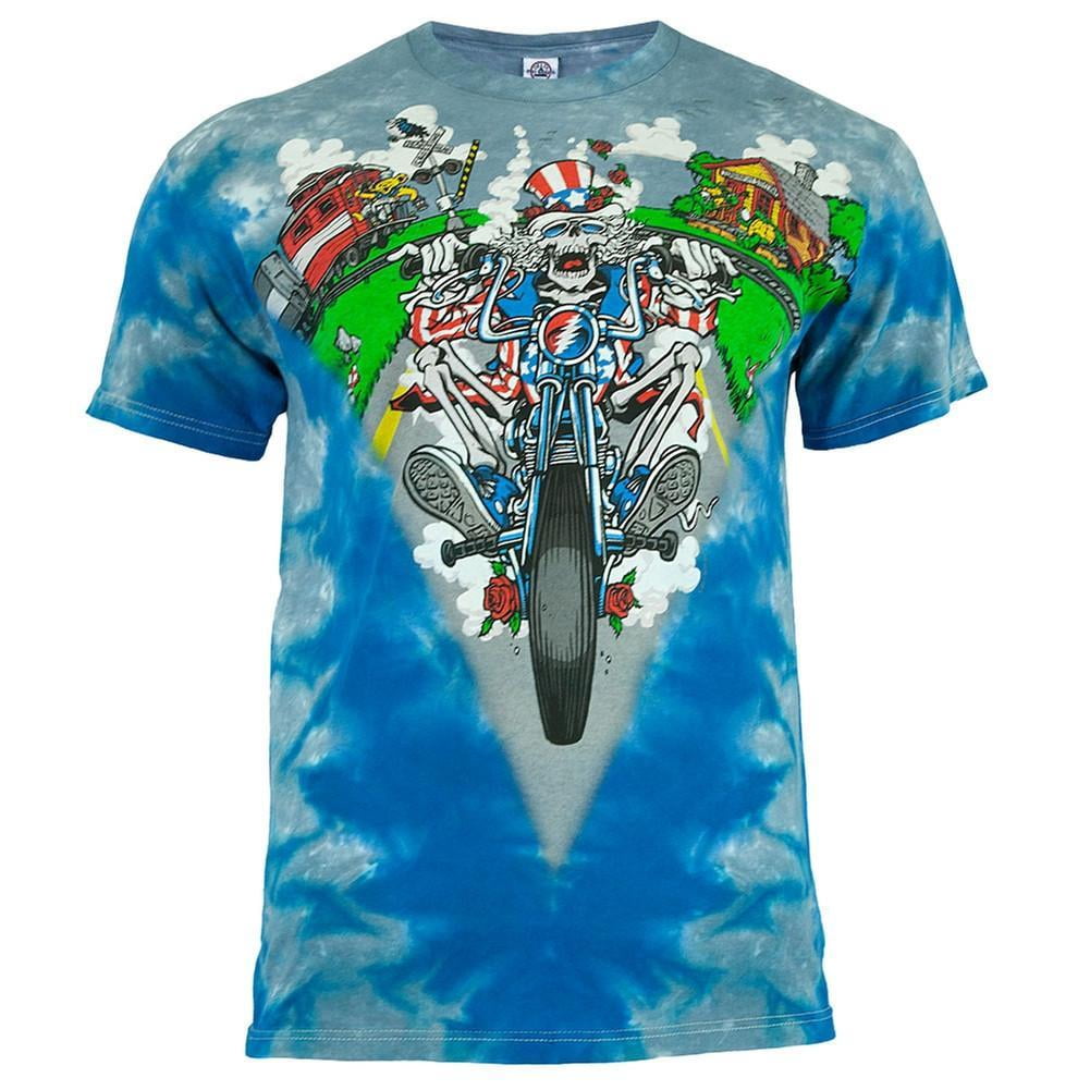 Grateful Dead Men's Moto Sam V-Dye Short Sleeve T Shirt - Walmart.com