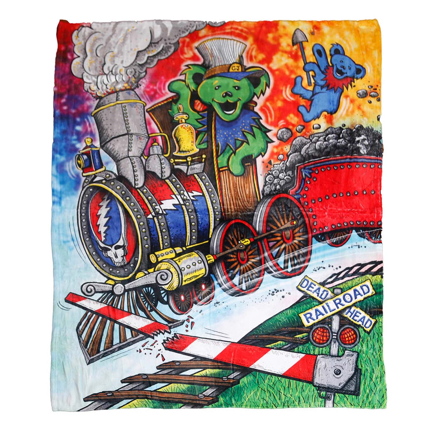 Grateful Dead Train Throw - Walmart.com
