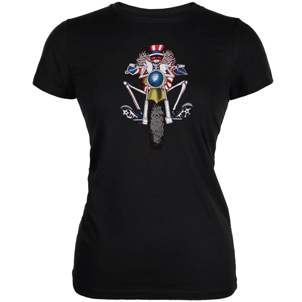 Grateful Dead Women's Juniors Psycle Sam Short Sleeve T Shirt - Walmart.com
