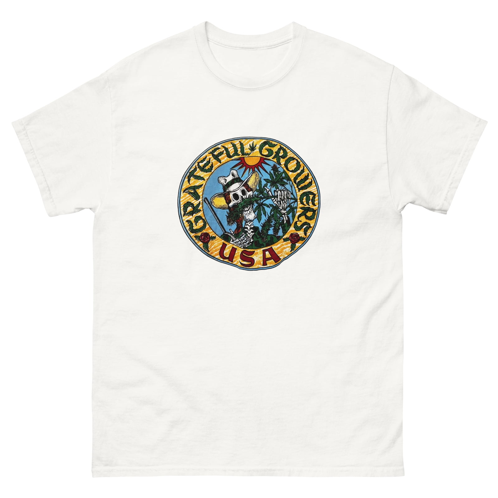 Grateful Growers USA Deadhead Gardener Vintage Grateful Dead Mens T ...