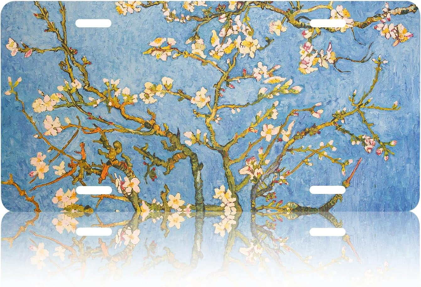 Grateful Thankful Blessed License Plate Cover Pink Sky Background ...