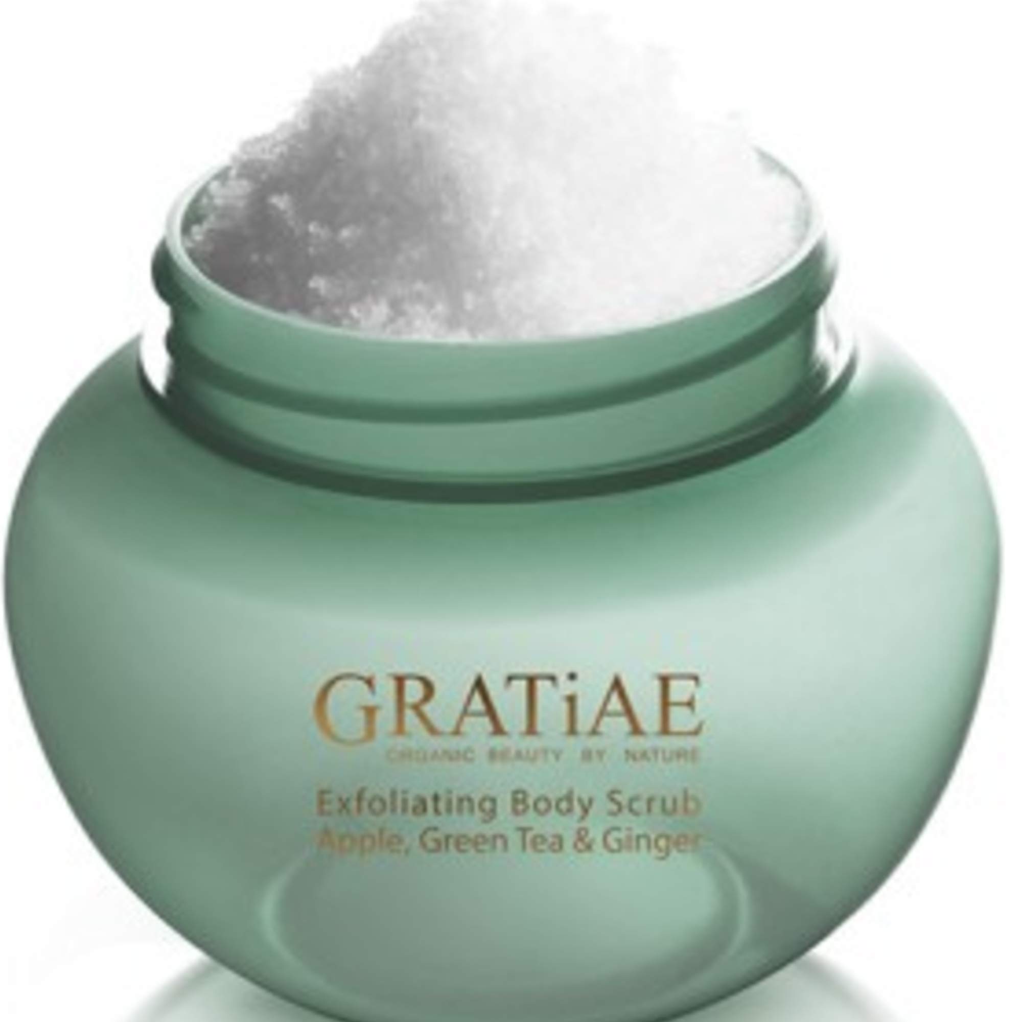 Gratiae Organic Exfoliating Salt Scrub Apple, Green Tea and Ginger 10.5 ...