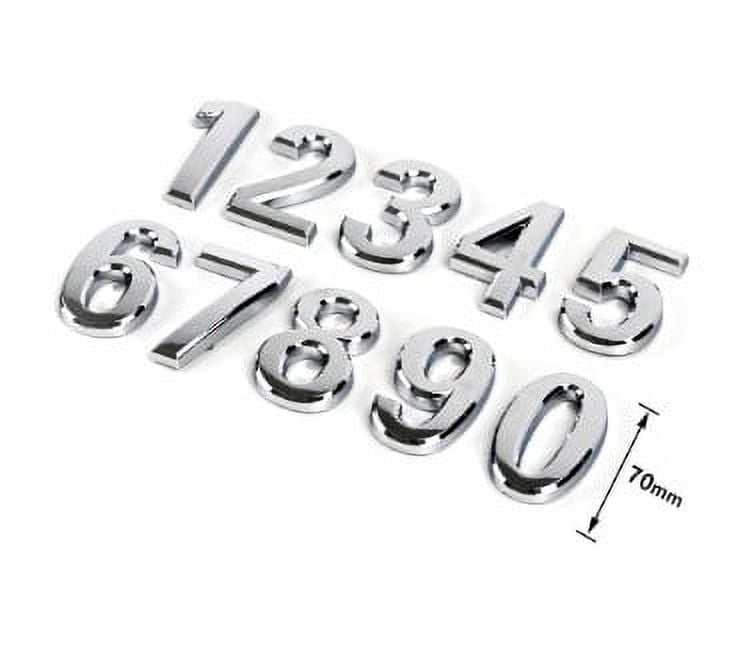 Gratier 10pcs Mailbox Numbers For Outside Peel And Stick House Numbers ...