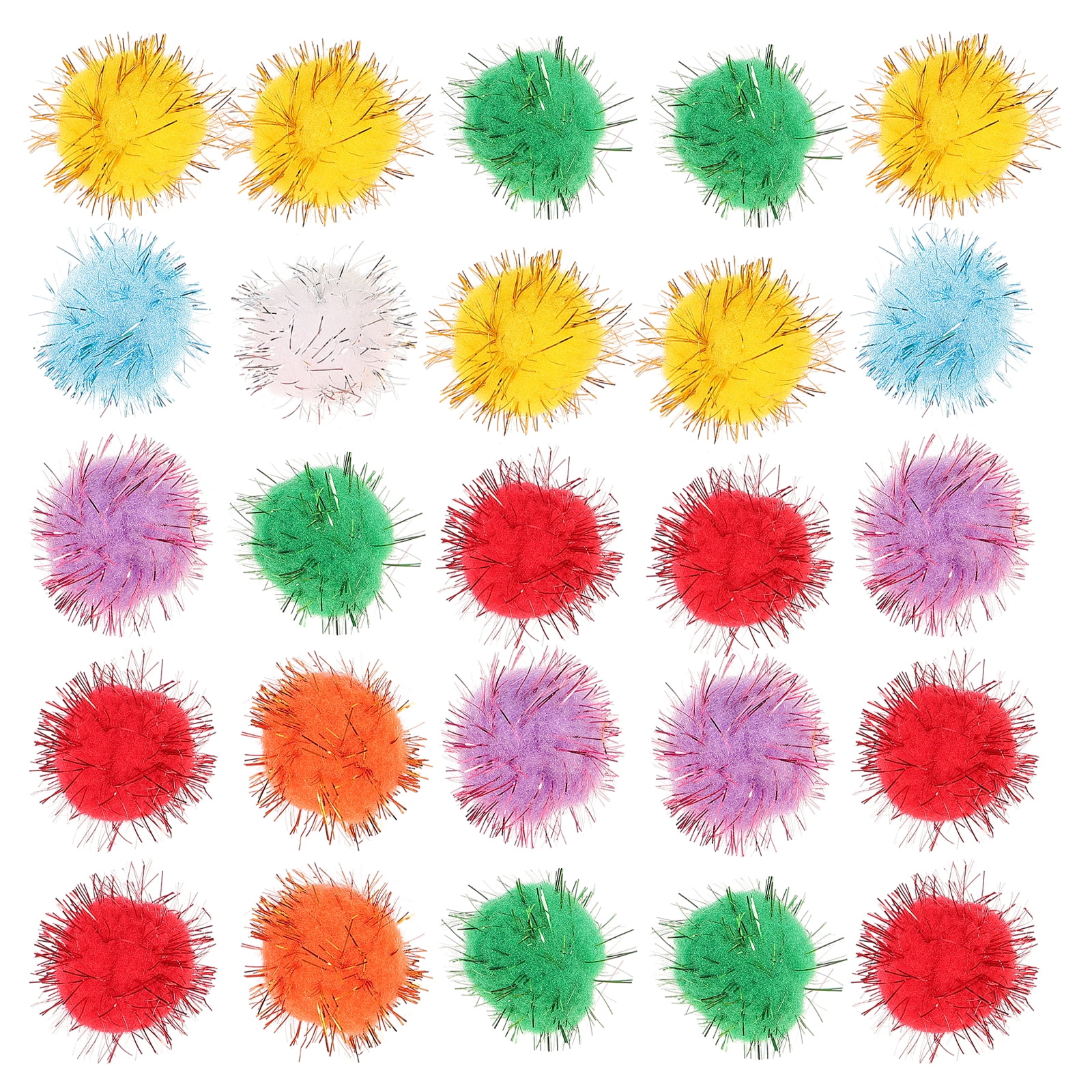 Gratier 200pcs Colorful DIY Pompons Plush Balls Fluffy Balls Handmade ...