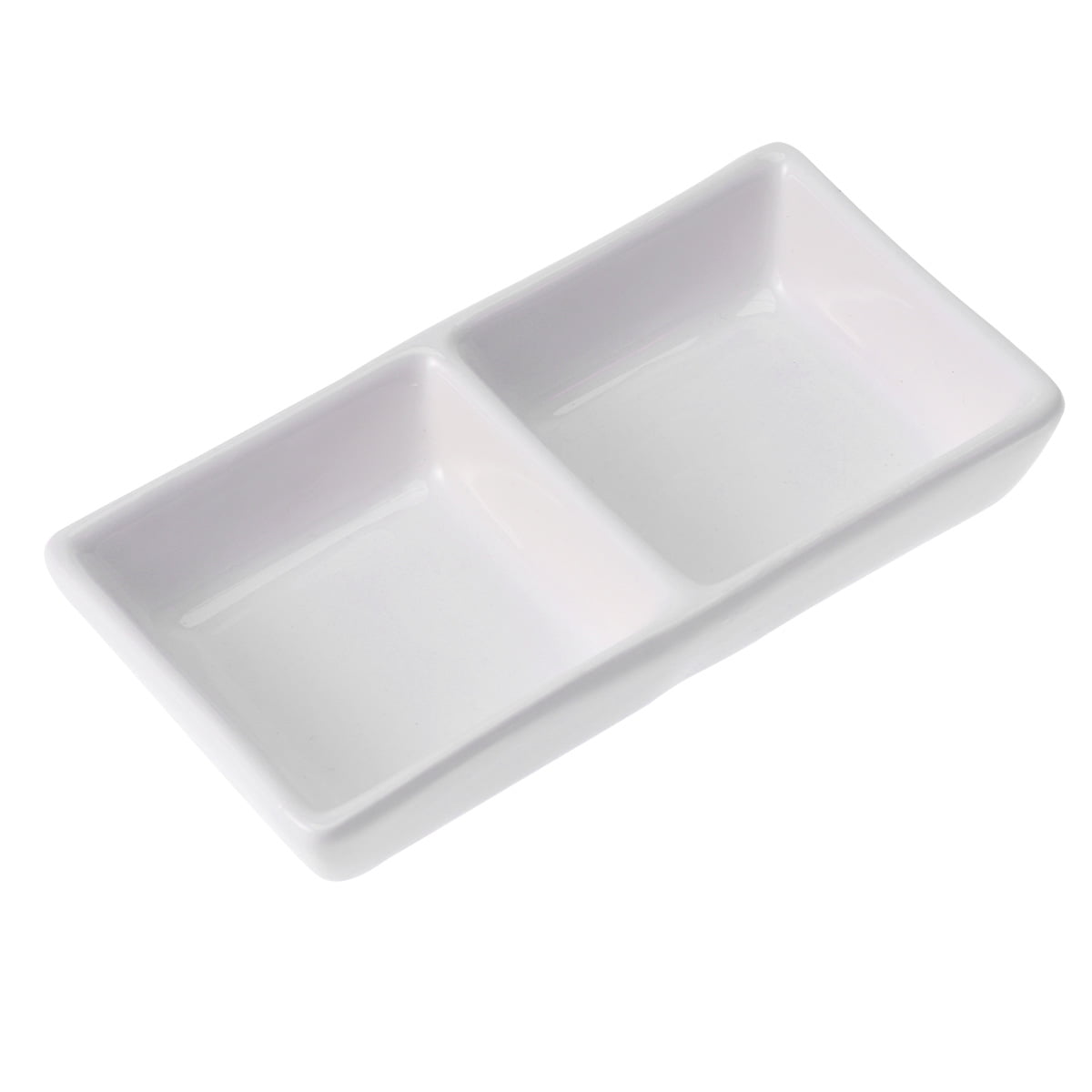Gratier 5.5 Inch Pure White Ceramic Appetizer Serving Tray 2 ...