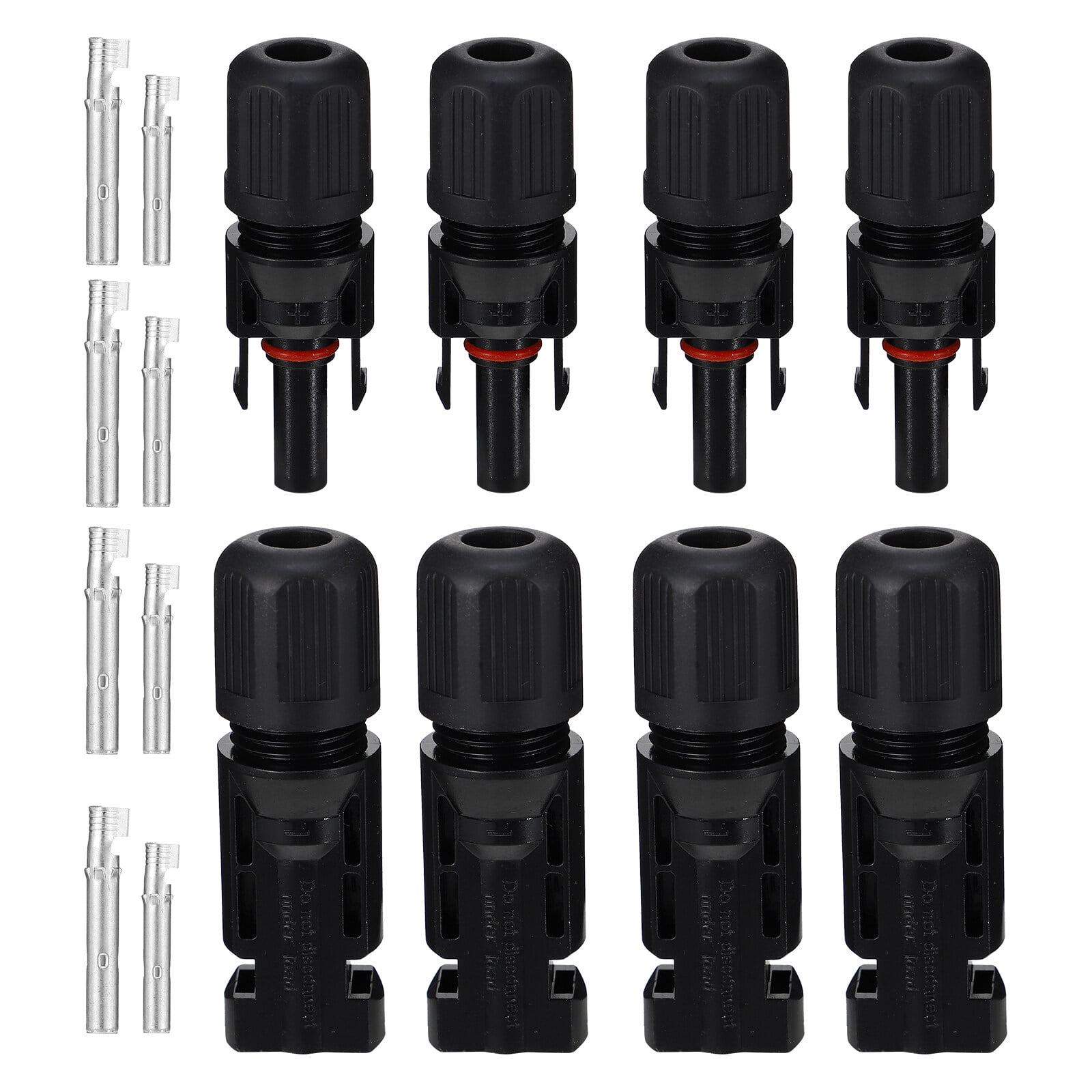 Gratier 8 Pcs Photovoltaic Cable Connector Adapter Solar Panel Wire Connectors