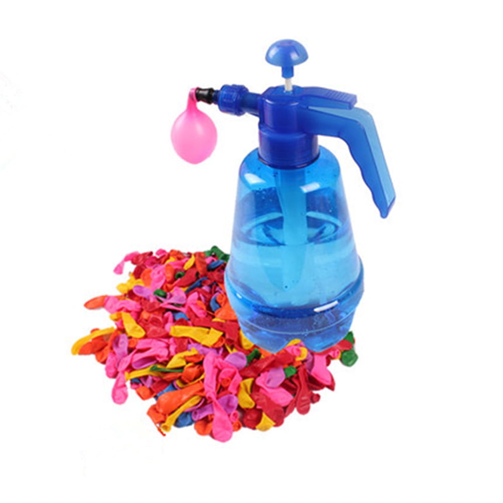 Gratier Portable Air Water Bomb Balloon Pump with 500 pcs Balloons for ...