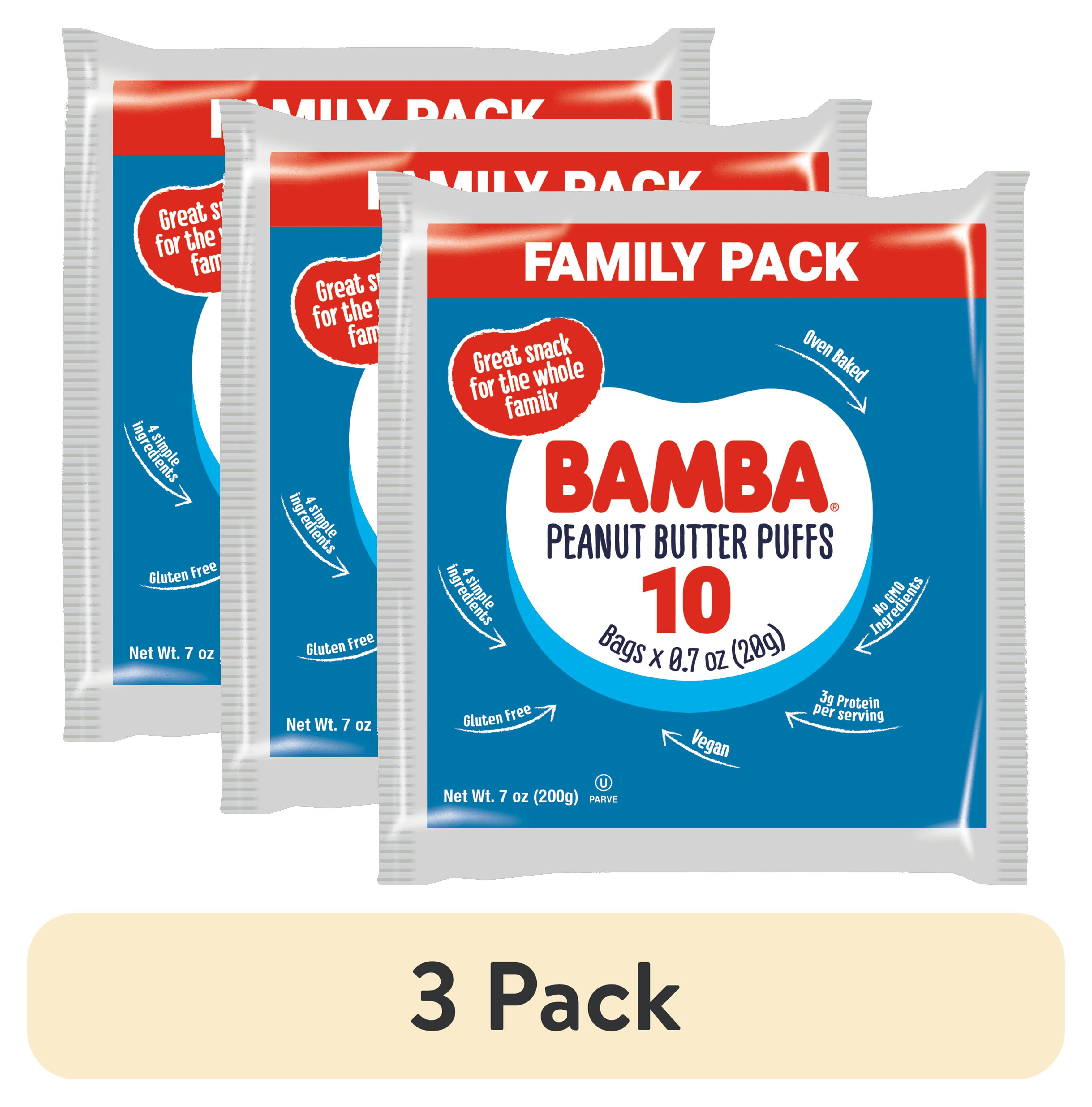 (3 pack) Gratify Gluten Free Bamba Peanut Butter Puffs Family Pack, 0.7 ...