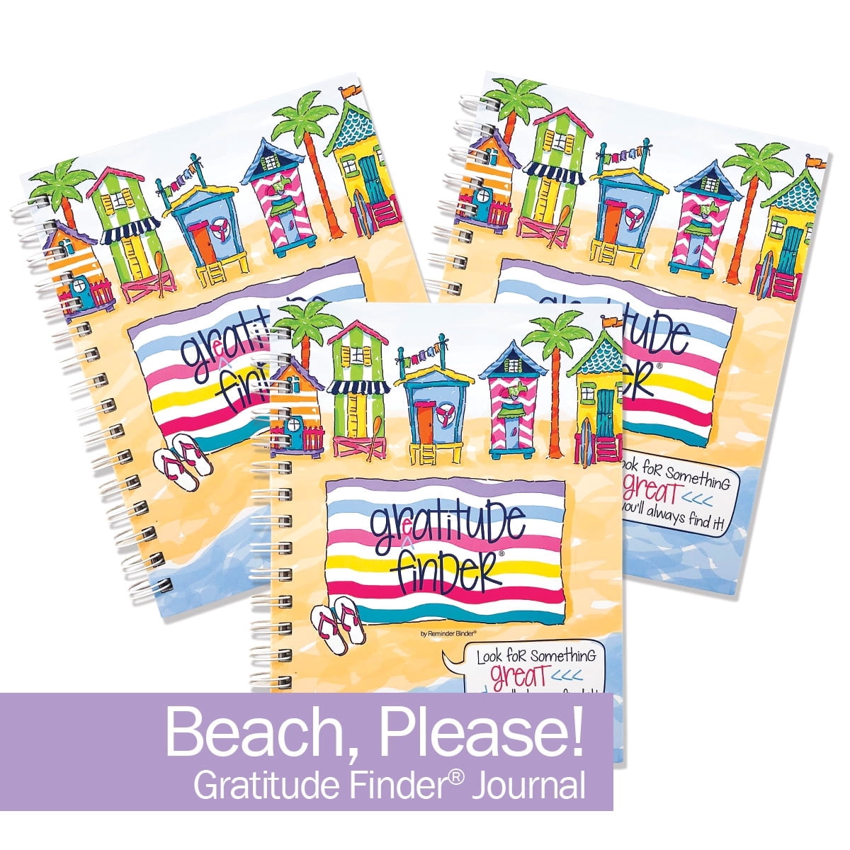 Gratitude Journal Set of 3 – 52-Week Guided Journals with Stickers ...
