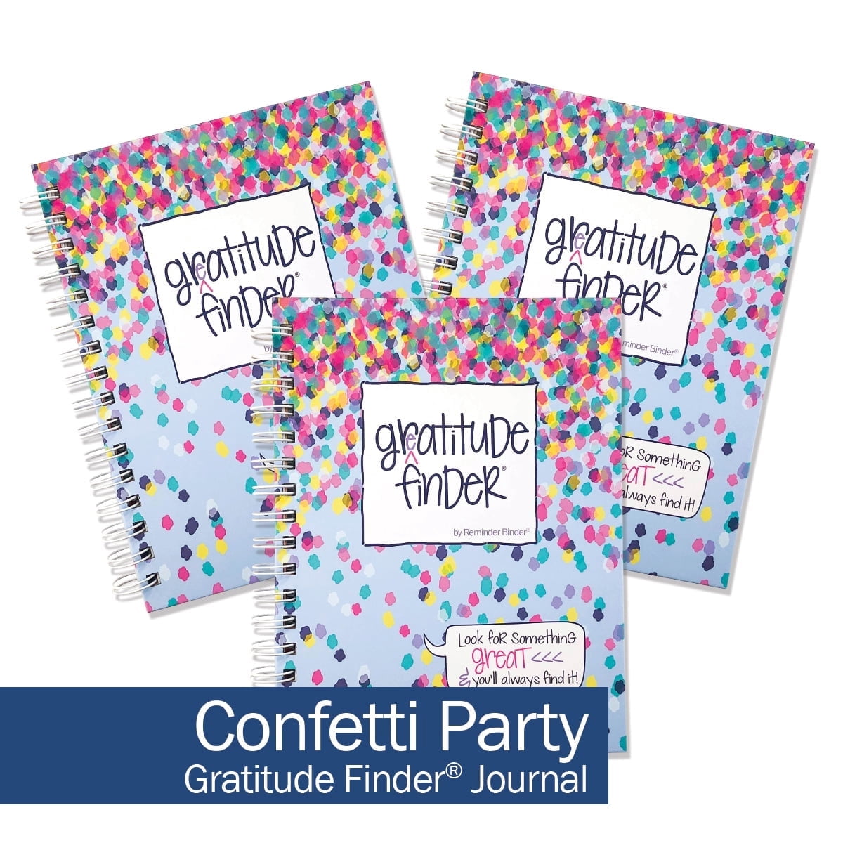Gratitude Journal Set of 3 – 52-Week Guided Journals with Stickers ...