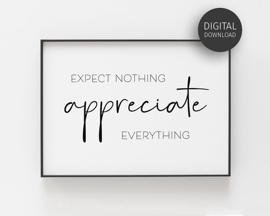Gratitude Poster, Able Posters, Appreciate Everything, Be Grateful ...