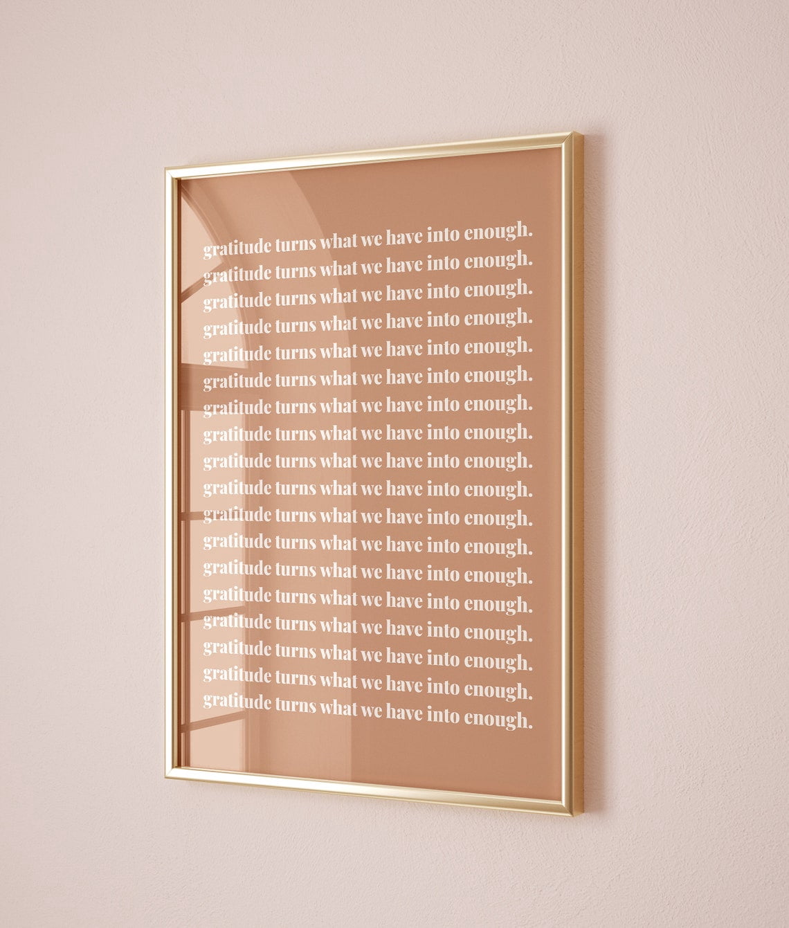 Gratitude Quote Poster Thanksgiving Wall Art Thankful Grateful Blessing ...