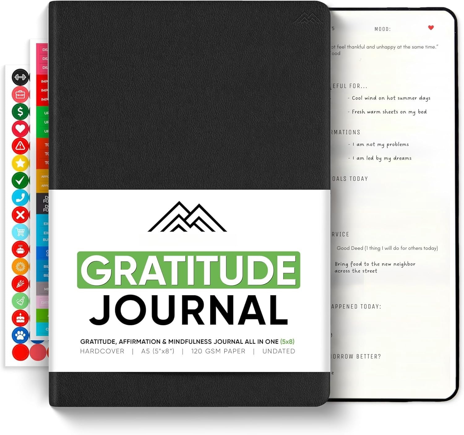 Gratitude & Self-Care Journal - Guided Mindfulness & Mental Journal -in ...