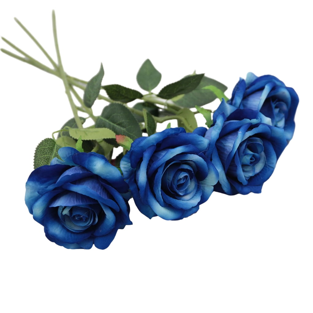 Gratying 10pcs/set Elegant Silk Rose Flowers For Weddings And Home ...