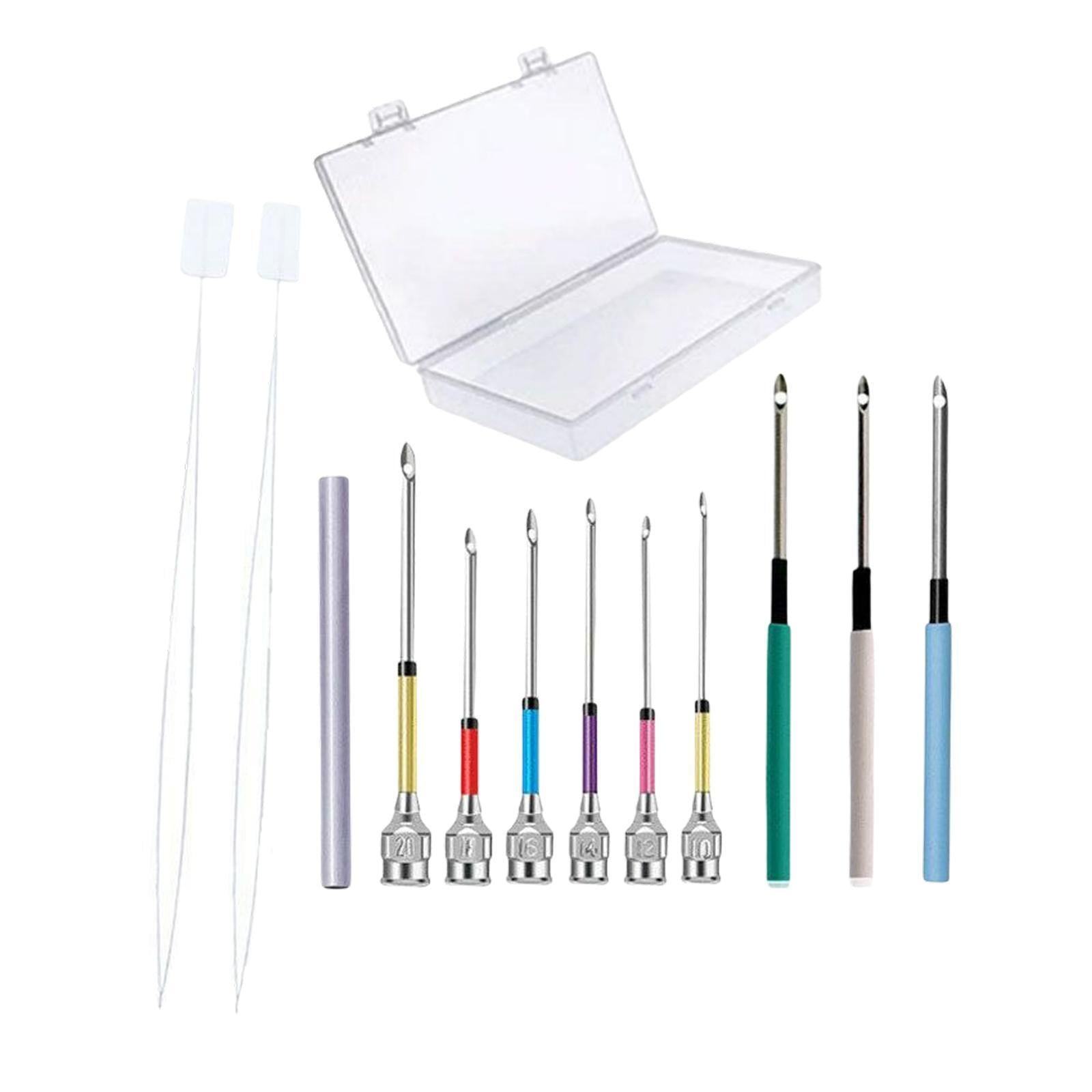 Gratying 12 Pieces DIY Punch Needle Embroidery Kit for Making Rug ...