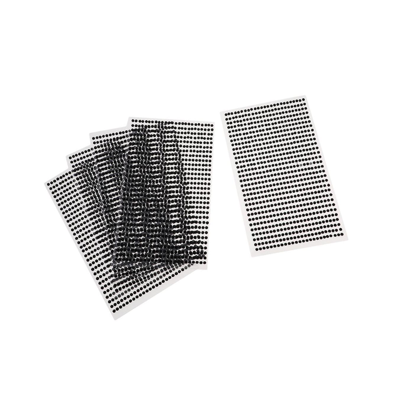 Gratying 5 Pcs Sparkling Crystal Rhinestone Gem Adhesive Stickers 3mm ...