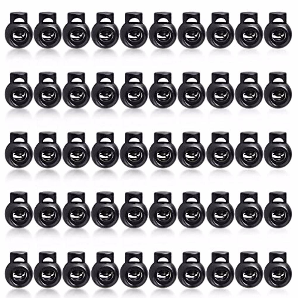 Gratying 50 Pieces Cord Stopper Slide Rope Professional Paracord ...