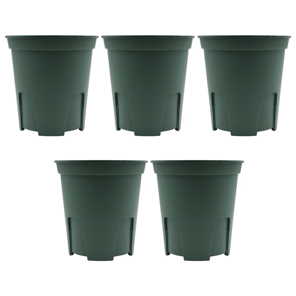 Gratying 5pcs/set Sturdy And Durable Plastic Flower Pot With Drainage ...