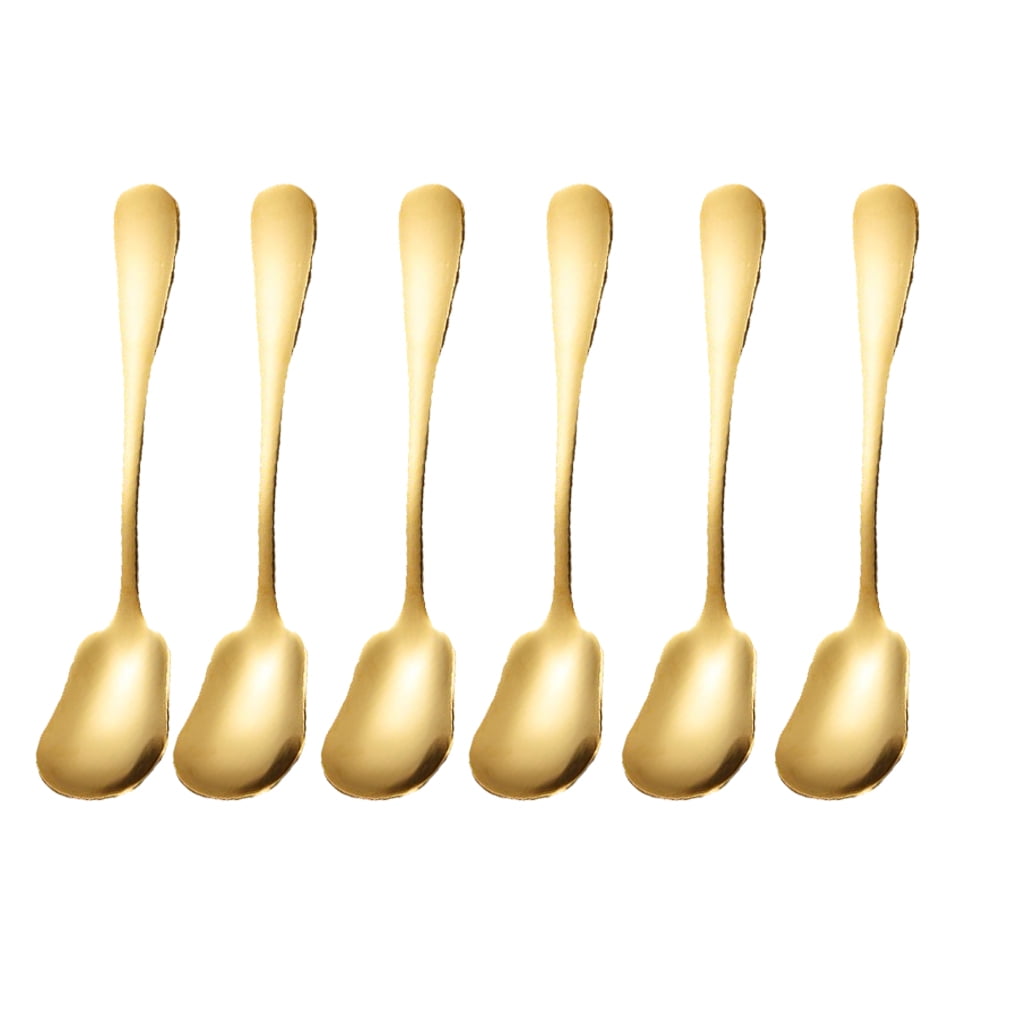 Gratying 6pcs Teaspoon Vintage Style Fork Shell Shape Travel Cutlery ...