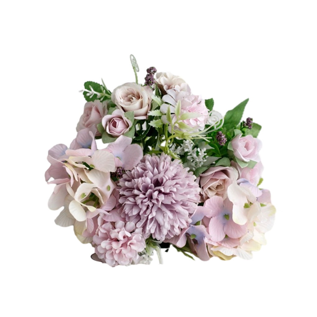 Gratying Artificial Flower Realistic Roses Wedding Party Arrangement ...