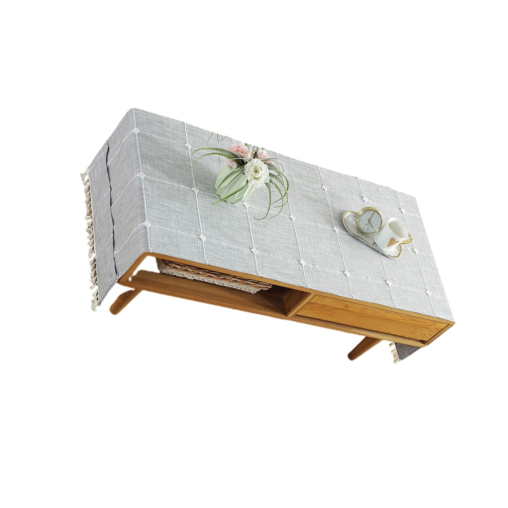 Gratying Cotton Linen Tablecloth Rectangular TV Cabinet Coffee Desktop ...