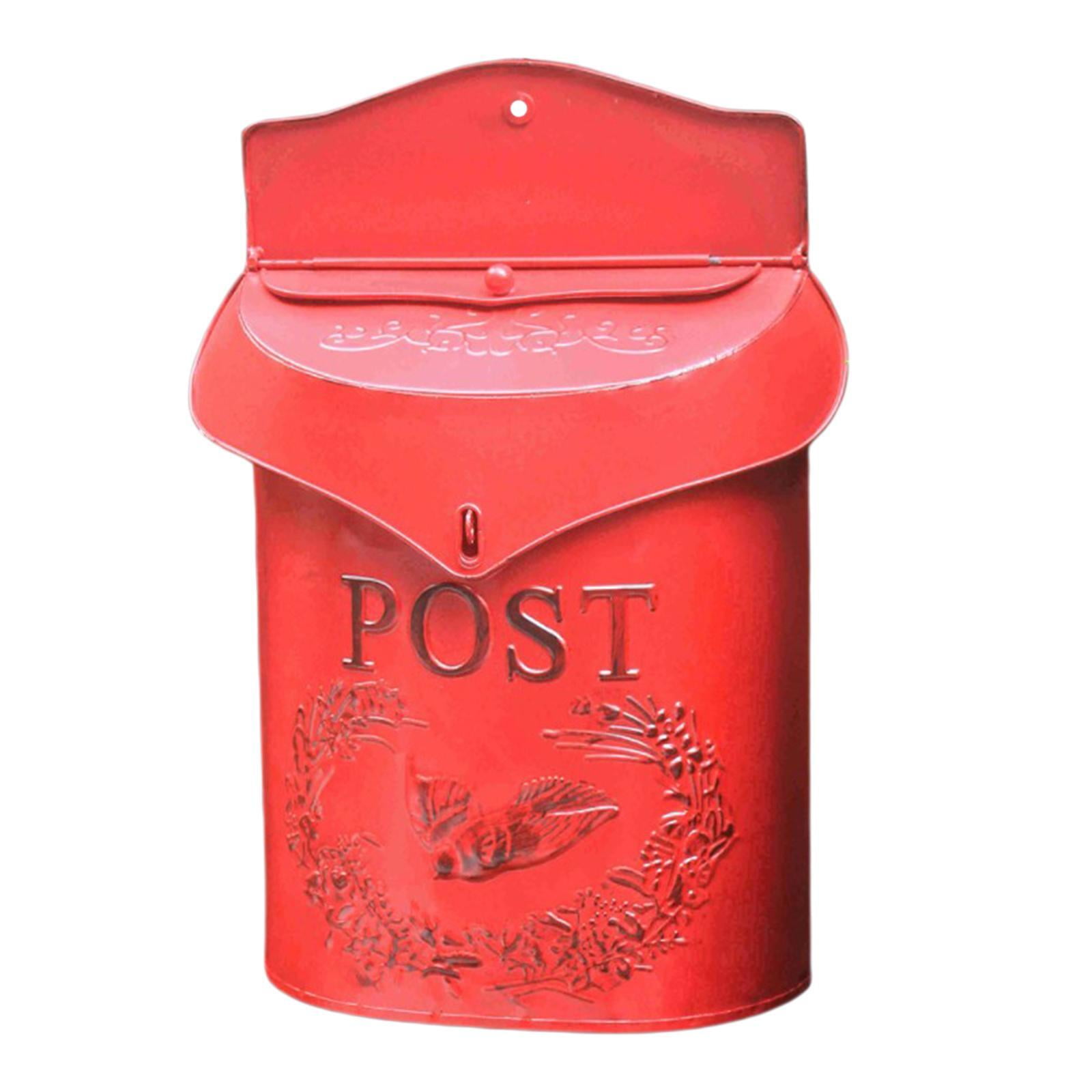 Gratying European Wall Mount Mailbox Keys Locking Mail Box Post Letter ...