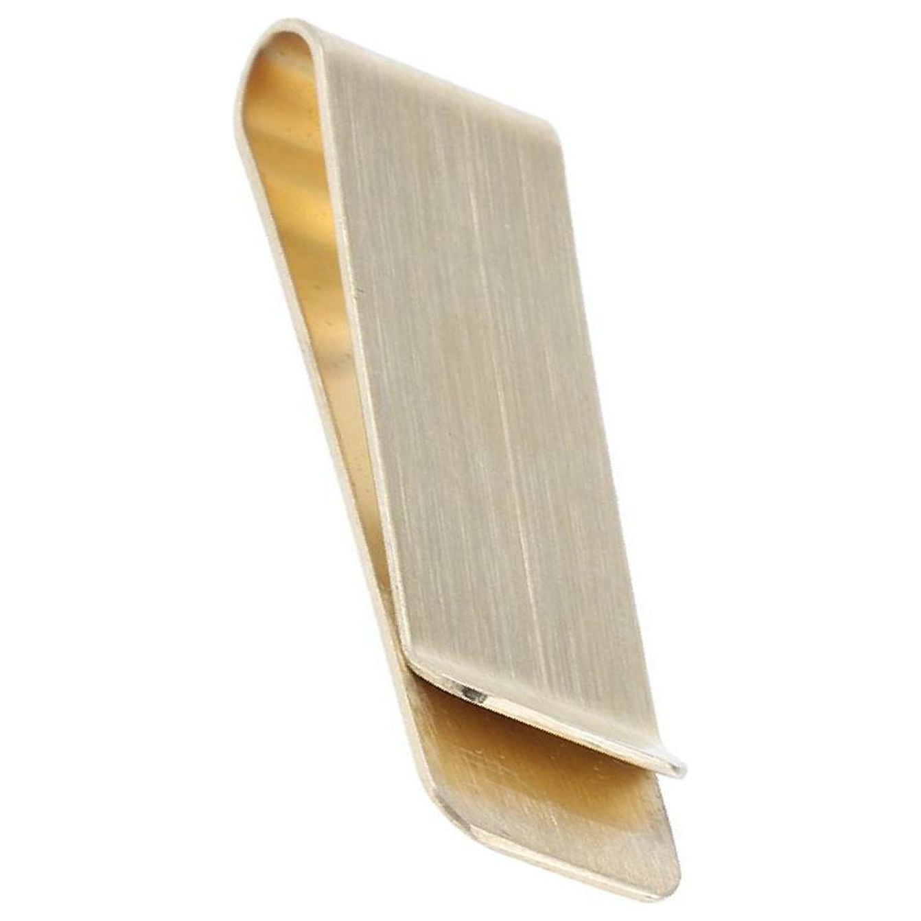 Gratying Gold Brass Mens Fashion Money Clip Purse Wallet Card Cash ...