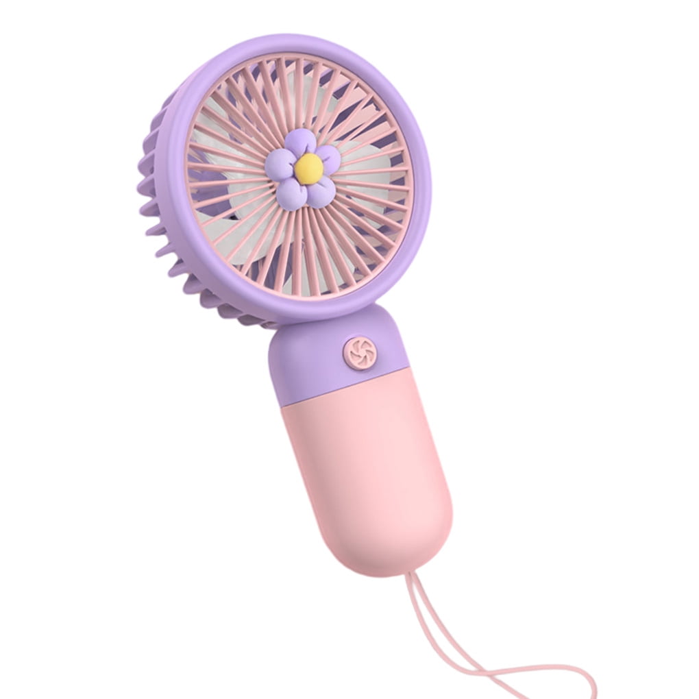 Gratying Handheld Fan 1 Speed Adjustable USB Personal Cooler Button ...