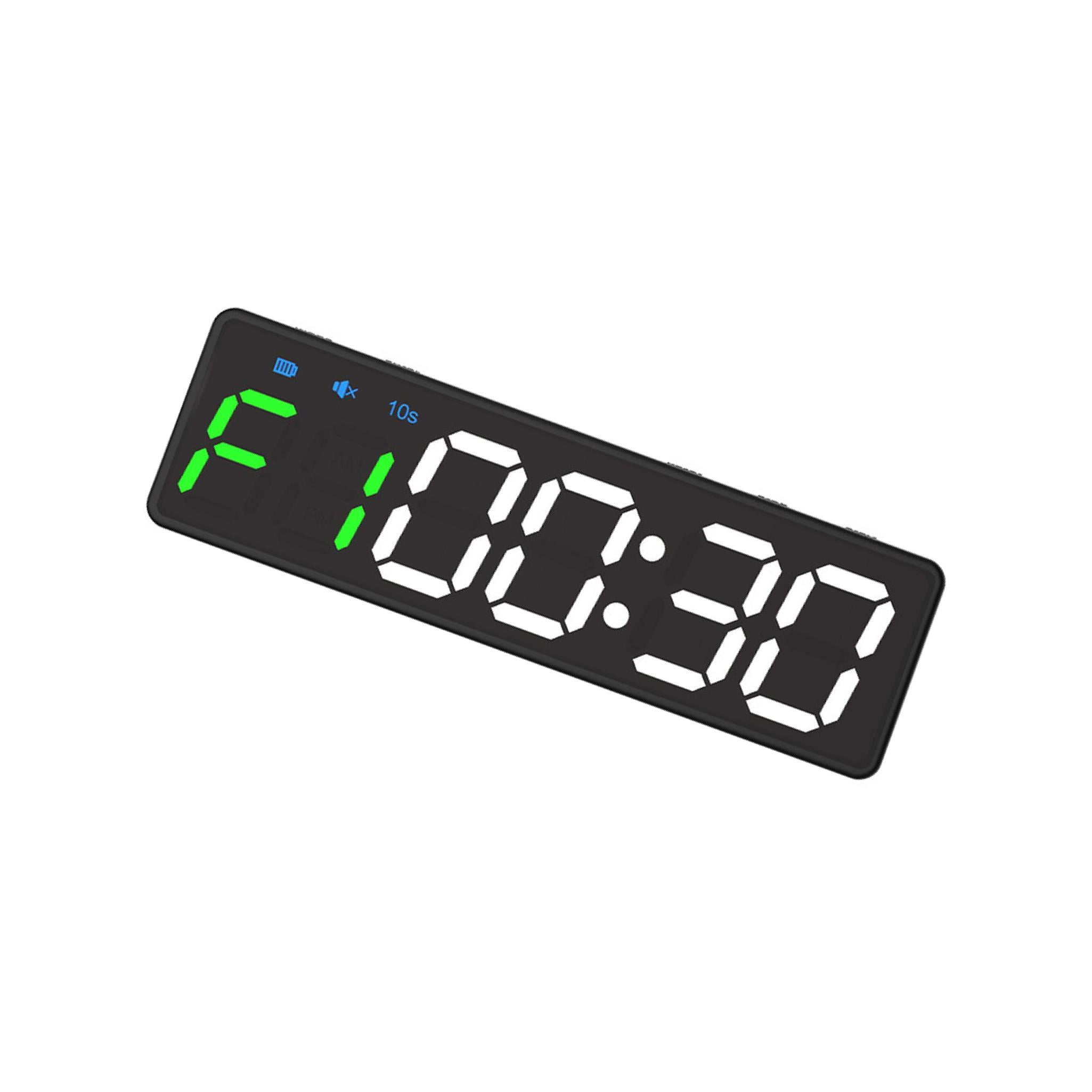 Gratying LED Interval Timer Gym Stopwatch Count Down/Up Clock Fitness ...