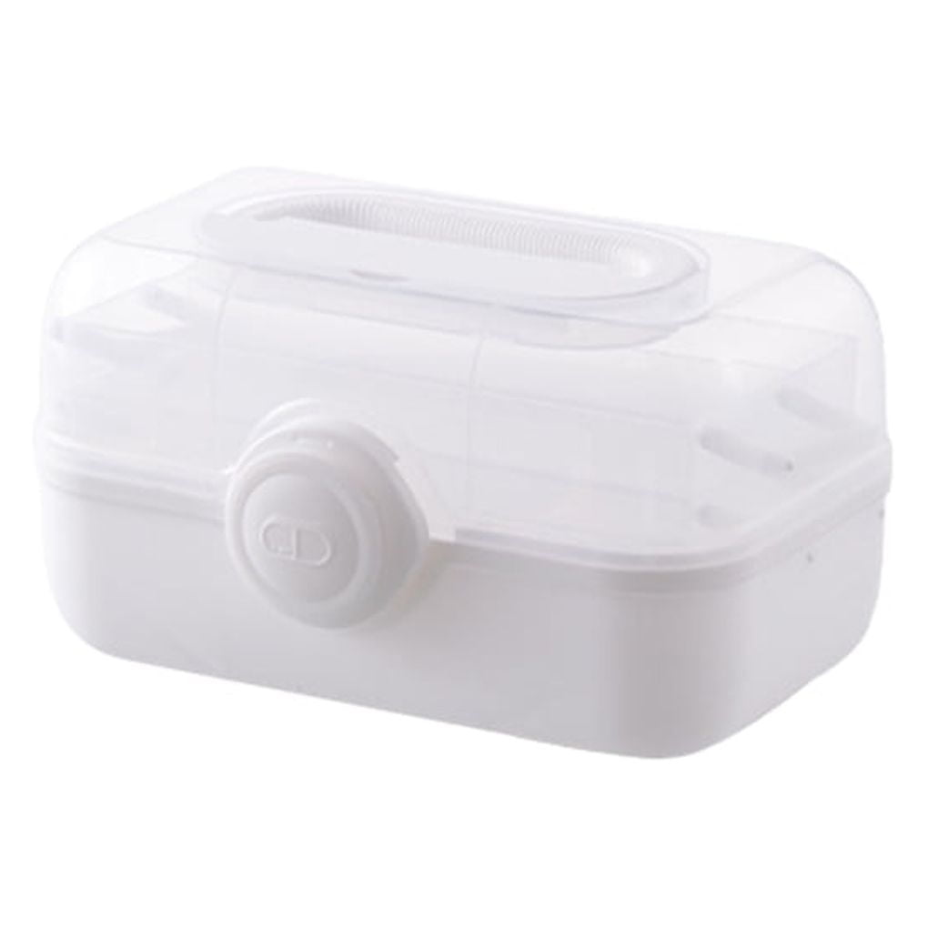 Gratying PP Storage Box Portable And Lightweight Organizer Family Organizer Box white medium ...