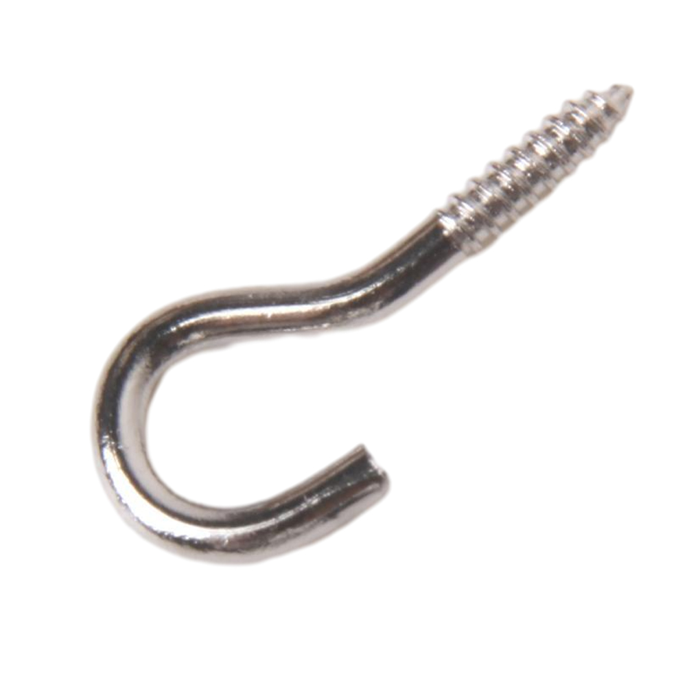 Gratying Pack of 50 Silver Screw Hook Eye Strong and Reliable - Walmart.com