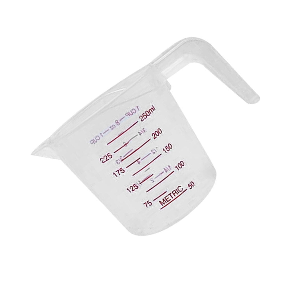 Gratying Plastic Measurement Cup Portable Handheld Transparent Cups ...