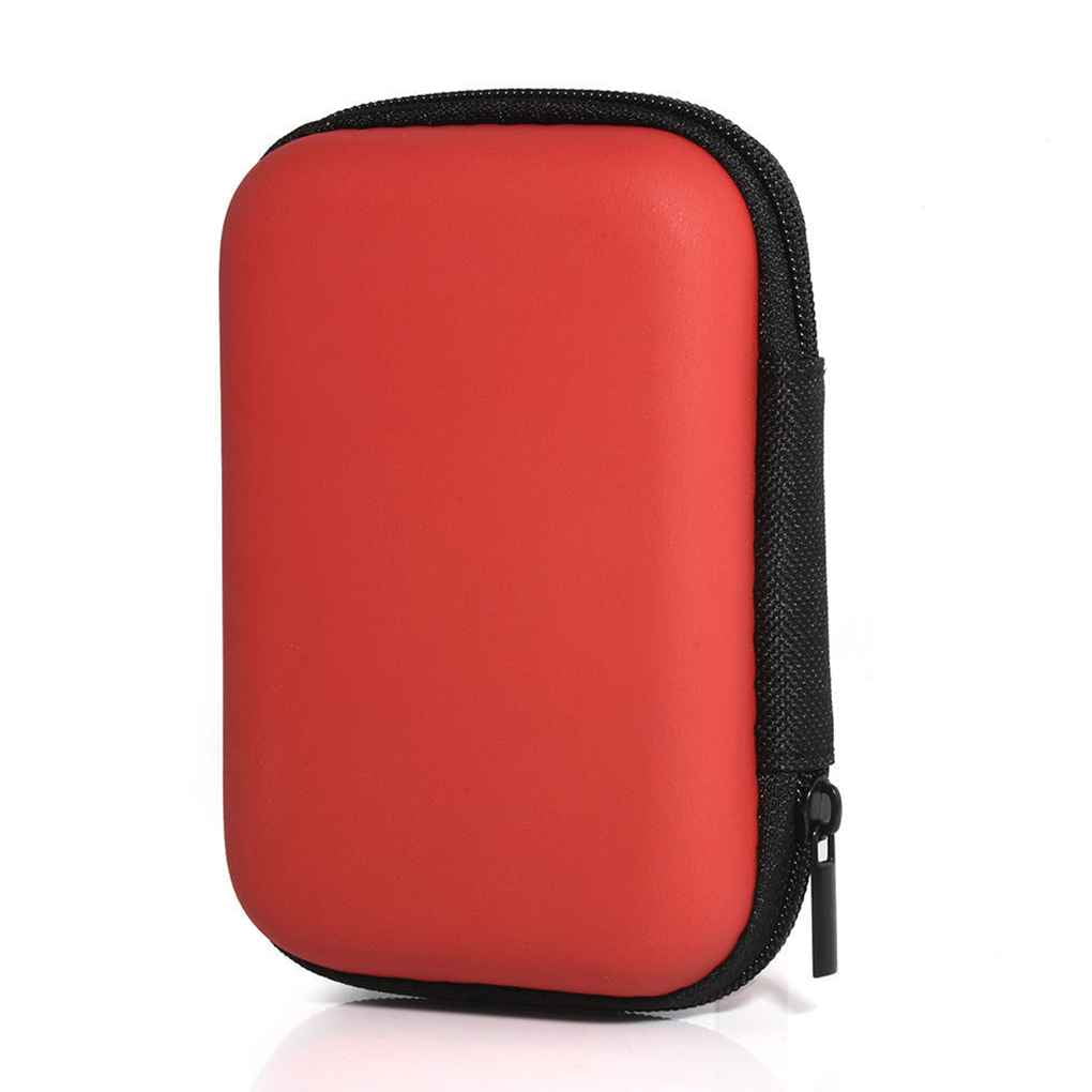 Gratying Portable Earphone Carry Case with Zipper Earbud Wired Headset ...