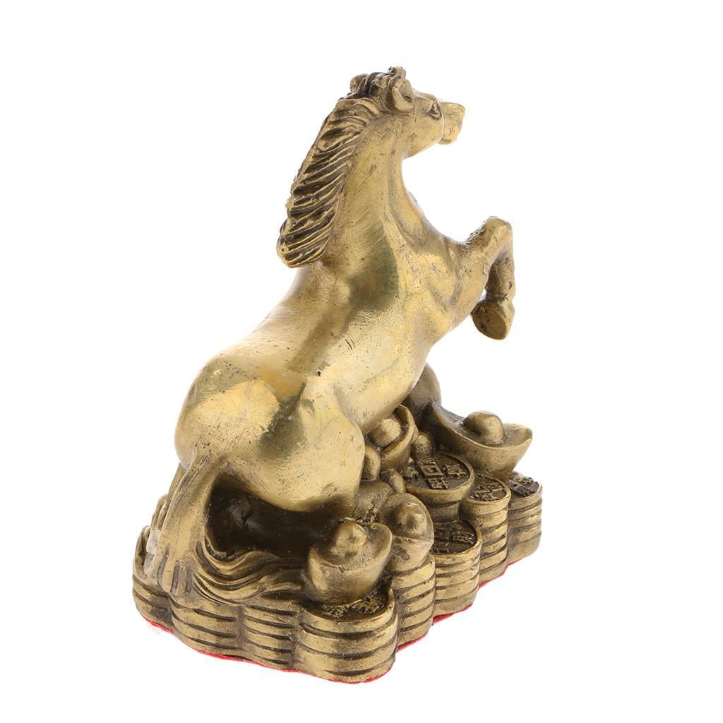 Gratying Pure Brass Chinese Twelve Animal Figurine Ornament Luck Charm ...