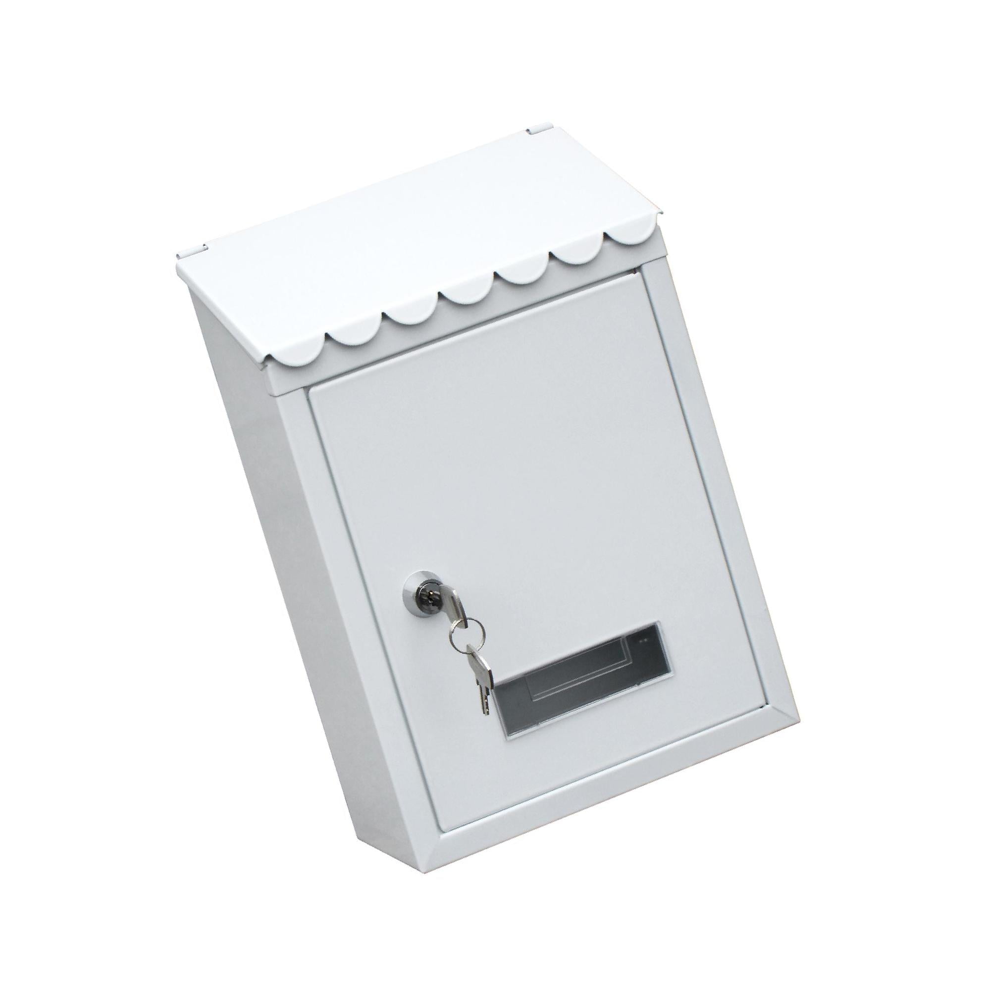 Gratying Rust-proof Mailbox 22x6.5x30cm Wall Mounted Mail Box Secure ...