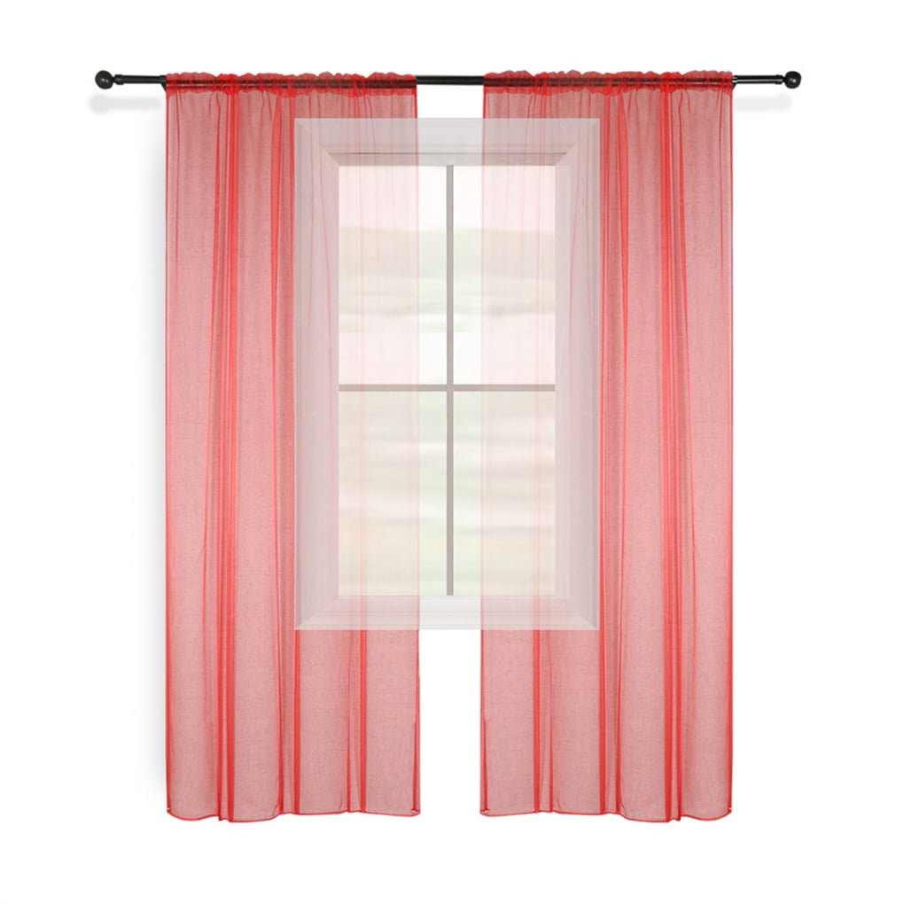 Gratying Window Tulle Curtain Party Banquet Scene Layout Simple Style ...