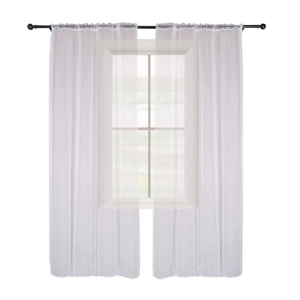 Gratying Window Tulle Curtain Party Banquet Scene Layout Simple Style ...