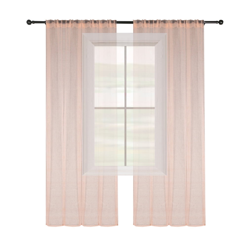 Gratying Window Tulle Curtain Party Banquet Scene Layout Simple Style ...