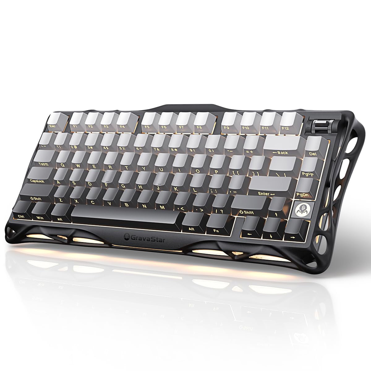 GravaStar Mercury K1 75% Wireless Mechanical Gaming Keyboard, Aluminum ...