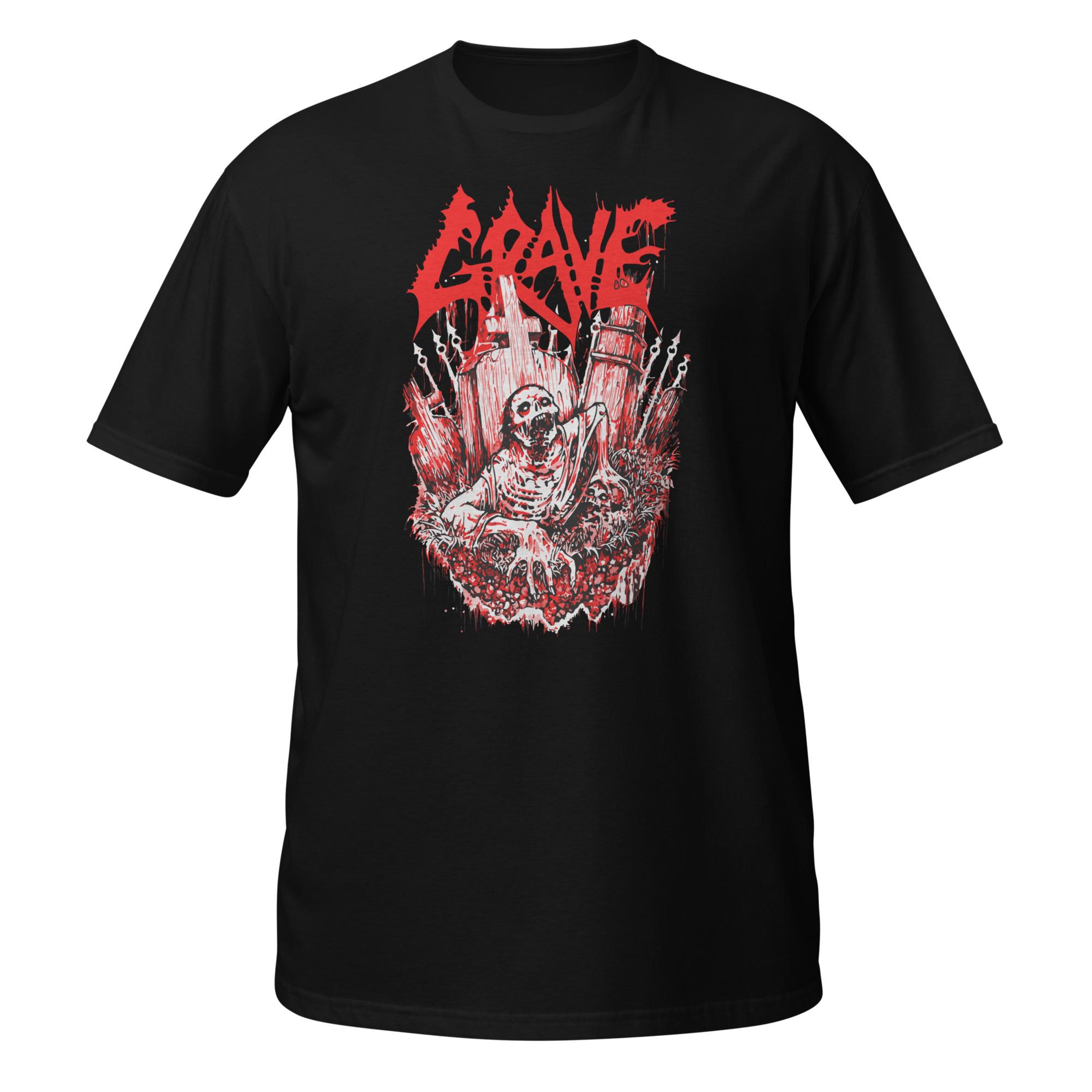 Grave Band T-Shirt Death Metal Clothing - Walmart.com