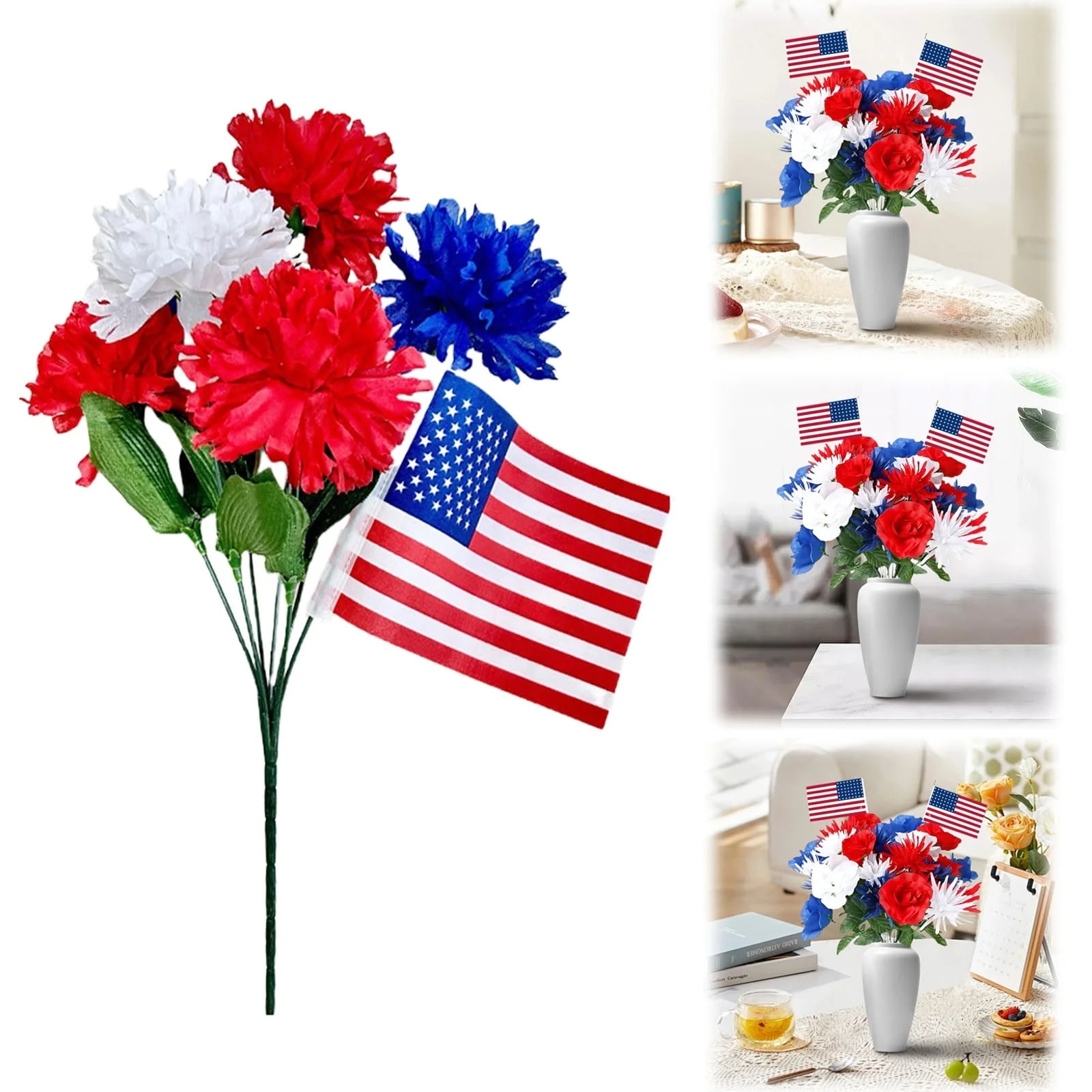 Grave Flowers for Cemetery, Memorial Day Flowers for Cemetery Dad ...