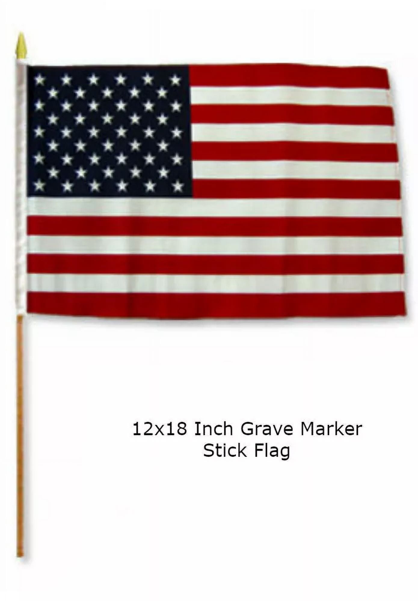 Grave Marker Usa Stick 12X18In Flag Usa American Stick Flag Usa Flag ...