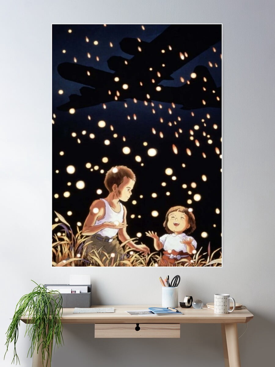 Grave Of The Fireflies Movie Poster Poster Wall Art, Modern Wall Decor ...