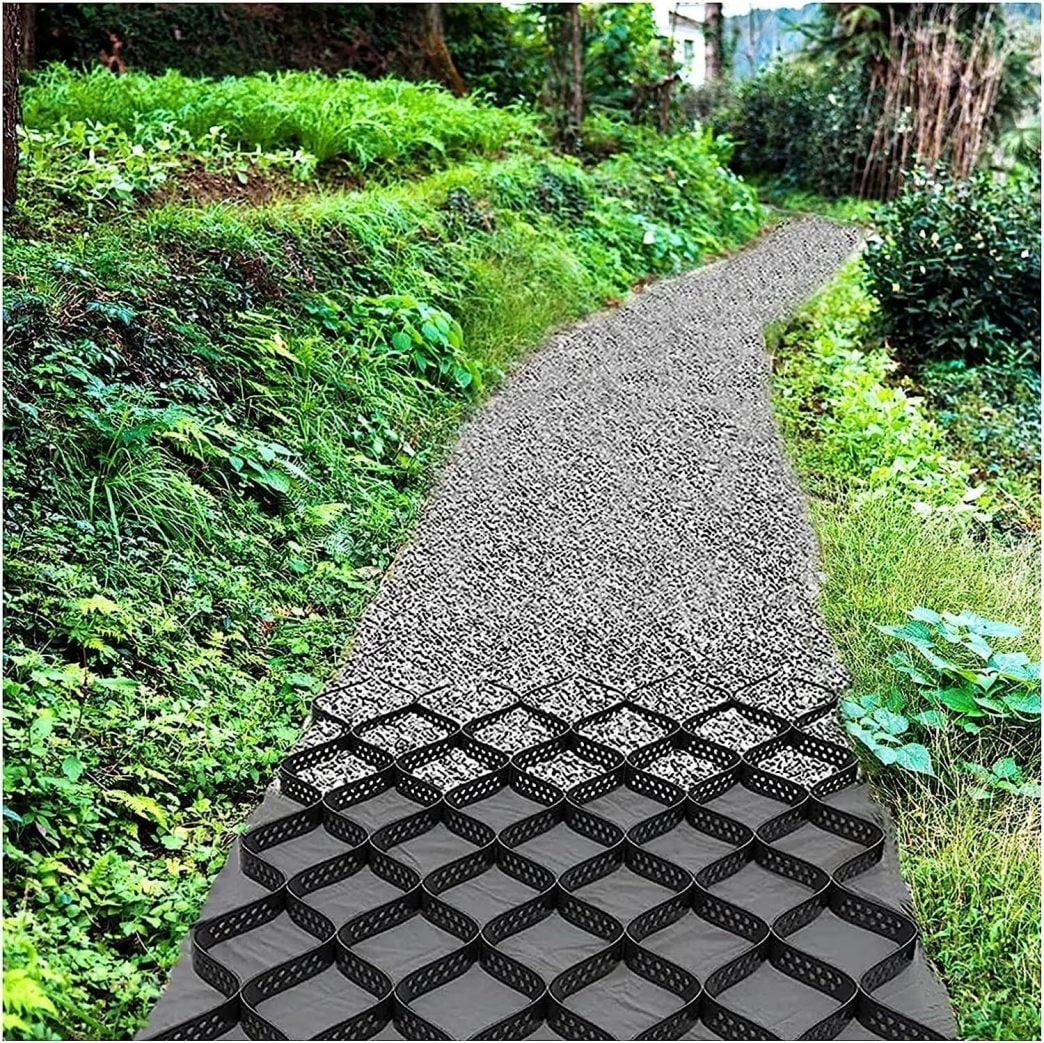 Gravel Grid Pathway Walkway Stabilizer,2 Inch Depth Gravel Grid Paver ...