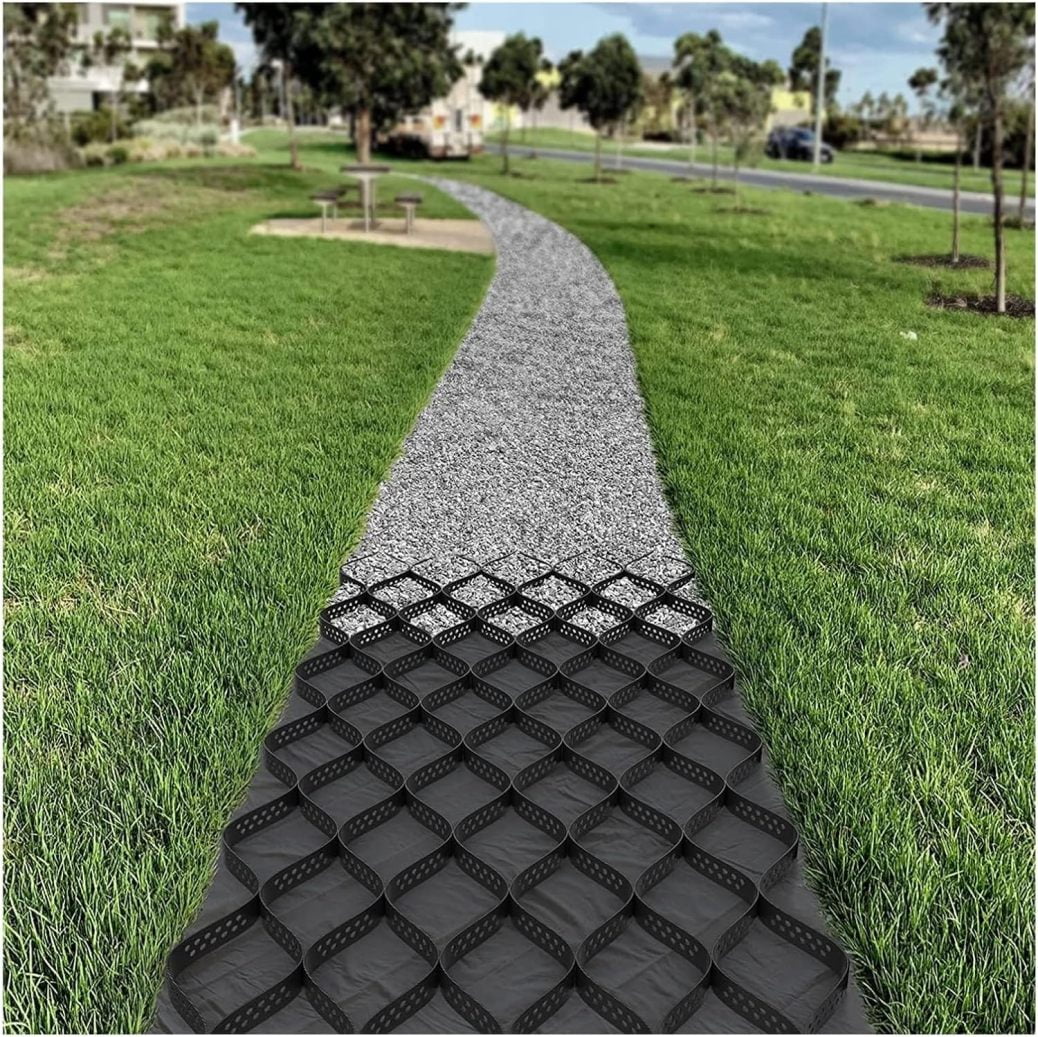 Gravel Ground Grid-2 Inch Thick Expansion Foldable Geo Grid Driveway ...