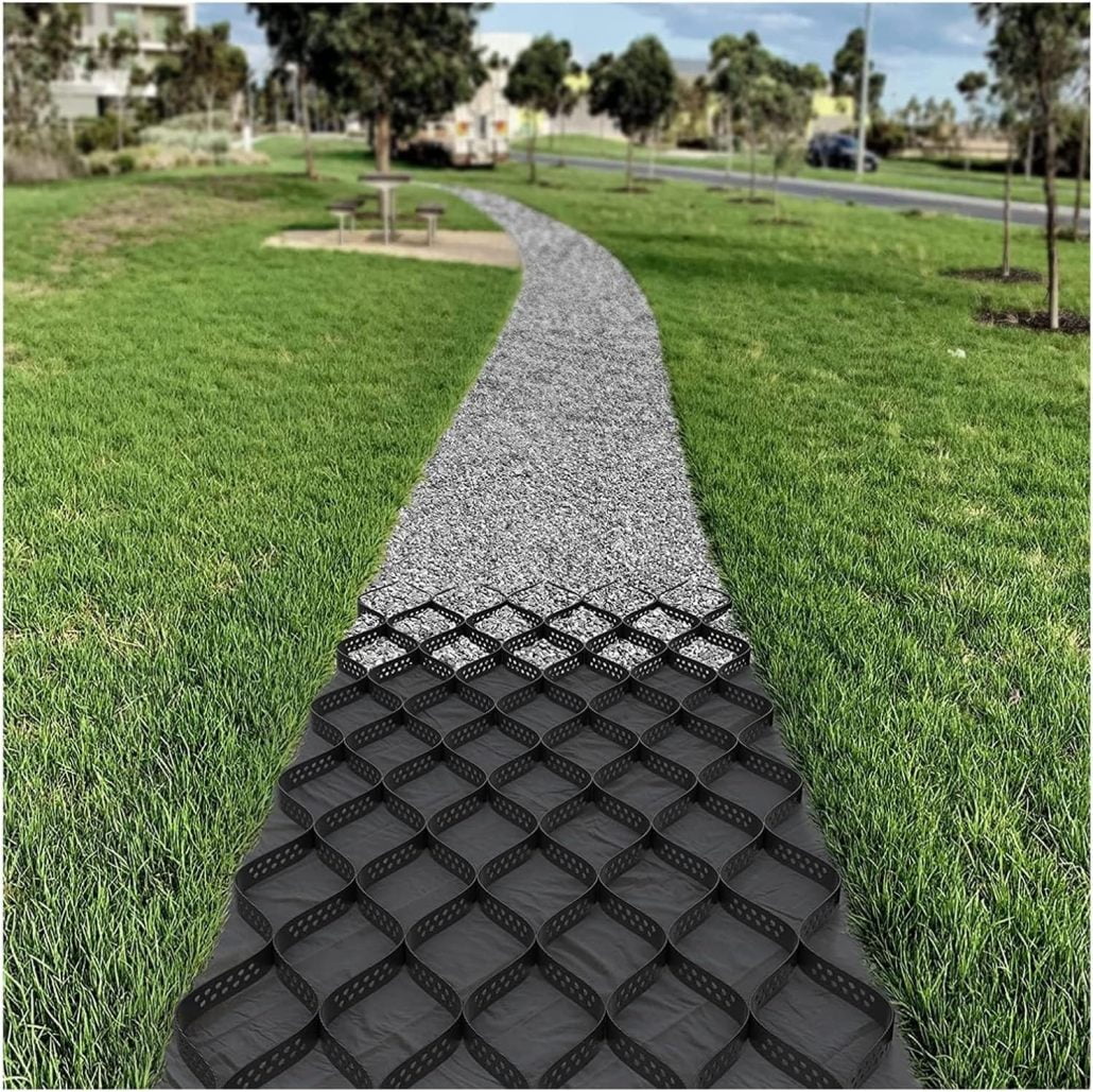 Gravel Ground Grid-2 Inch Thick Expansion Foldable Geo Grid Driveway ...