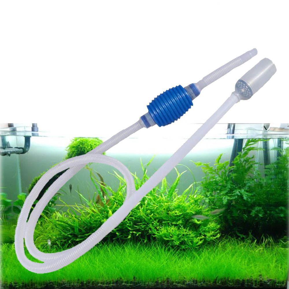 Gravel Vacuum for Aquarium, Equipped with Hand Water Pump and Extended ...