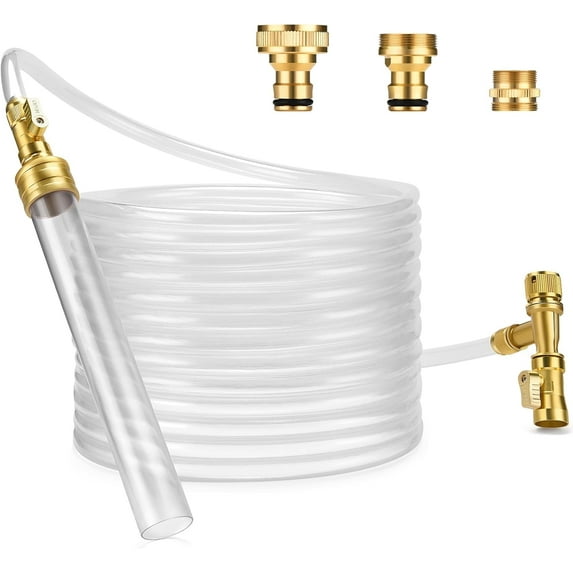 Gravel Vacuum for Aquarium Water Changer Fish Tank Cleaning Tools ...