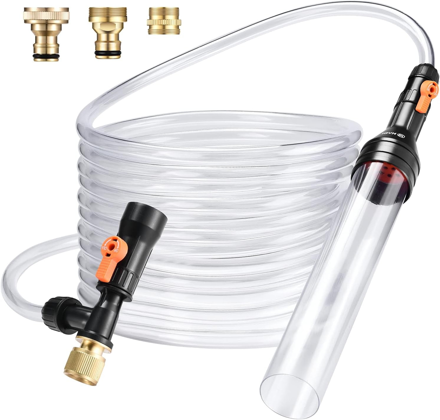 Gravel Vacuum for Aquarium Water Changer Fish Tank Cleaning Tools ...